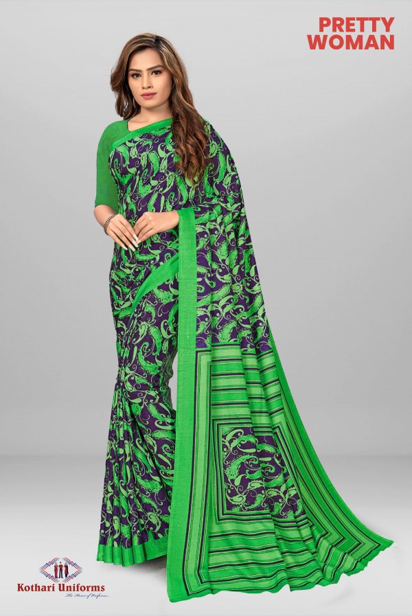 India’s largest Collection of UNIFORM SAREES | Kothari Uniforms, The ...