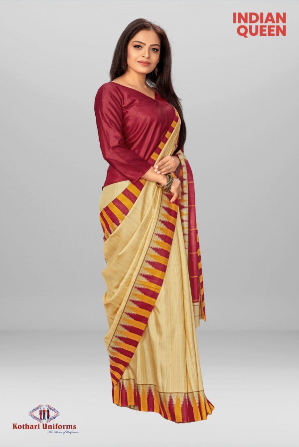 Indian Queen - IQ3A | KOTHARI UNIFORMS | Uniform Sarees