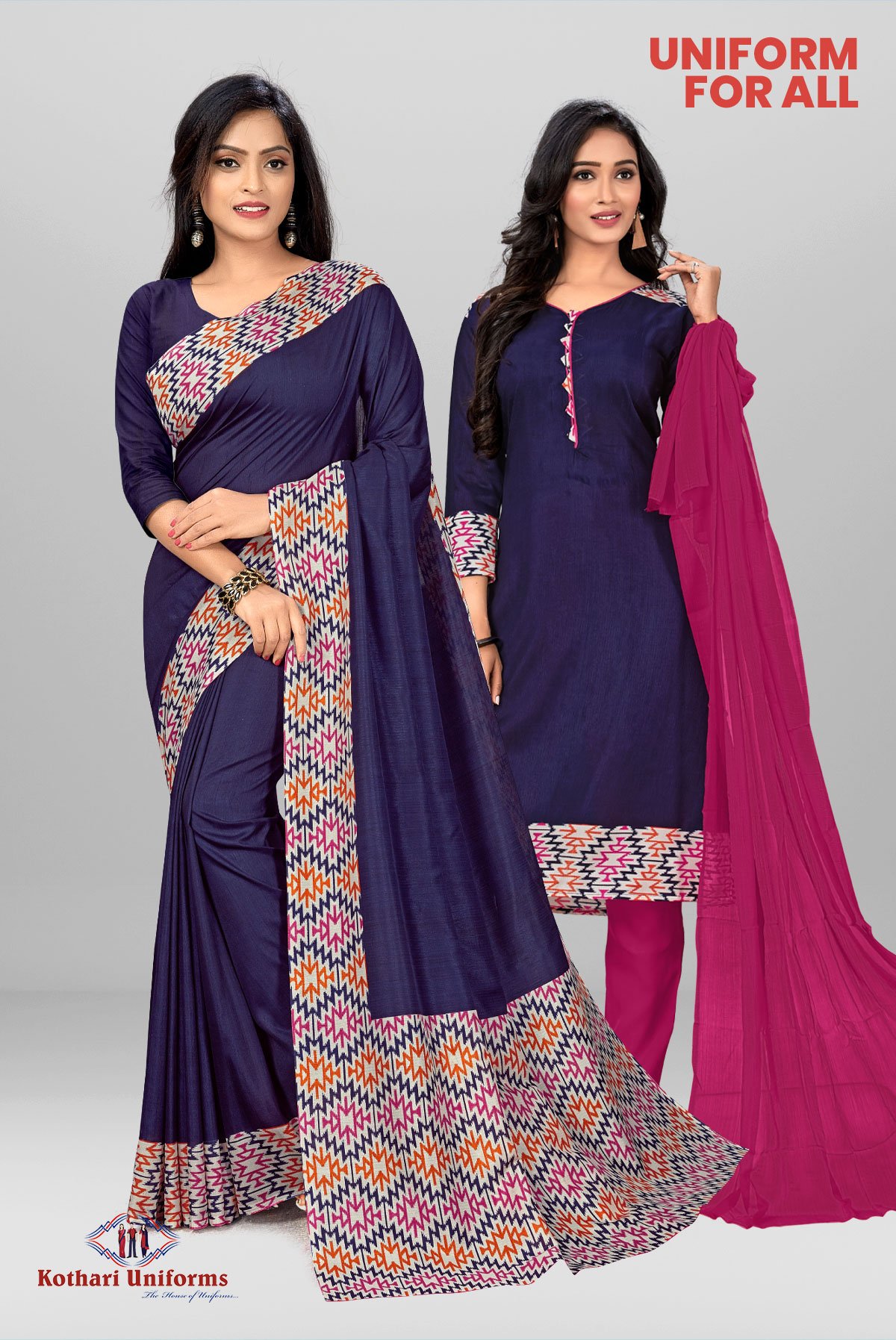 Uniform for All - UFA5 | Kothari Uniforms | Saree Salwar Combo