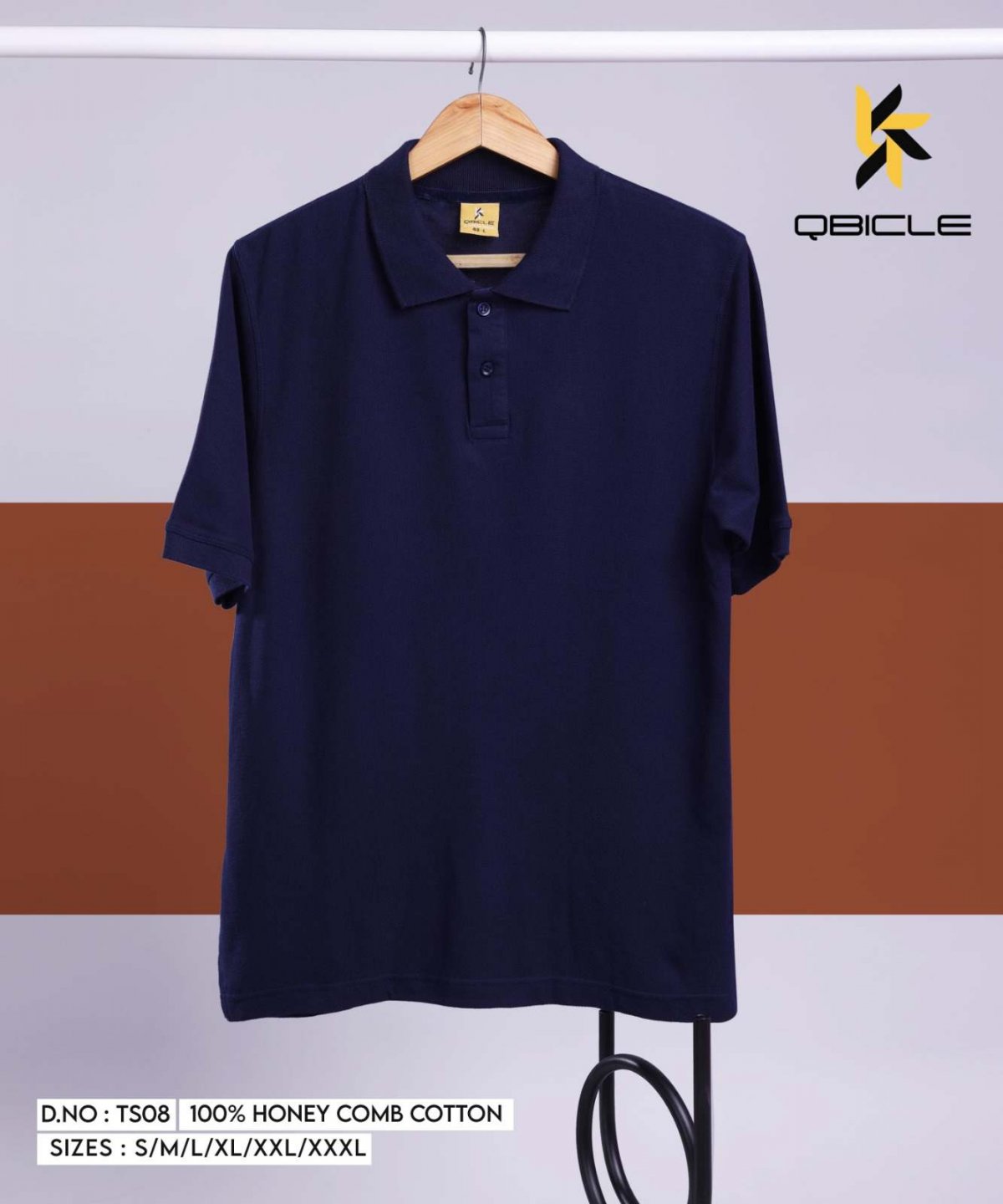 Corporate Polo T-Shirt Navy Blue-TS#08