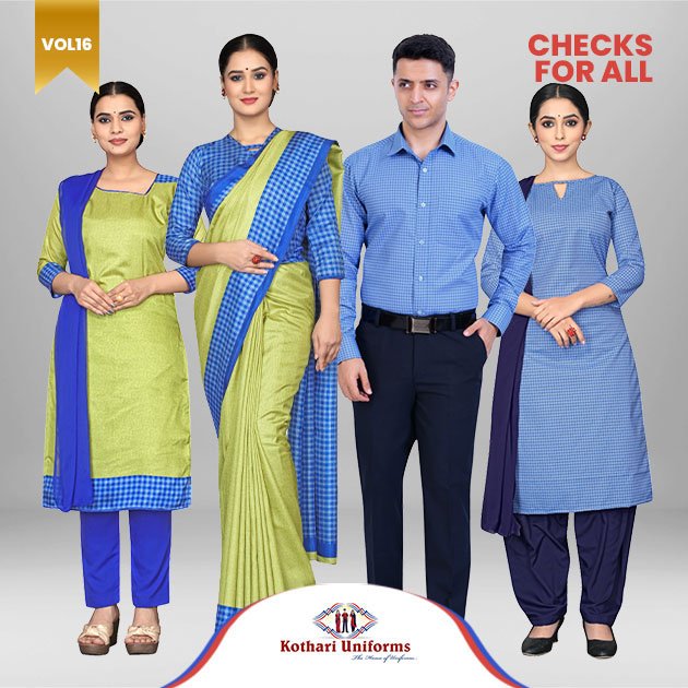 Checks For All - CFA2 Collection | Kothari Uniforms | 1 Team One ...