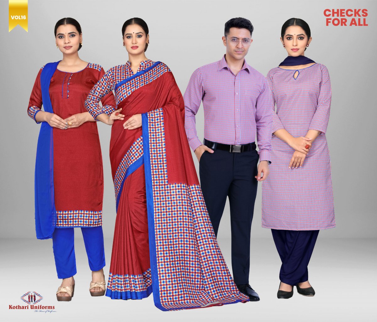 India’s largest Collection of UNIFORM FOR ALL COLLECTION SAREES ...