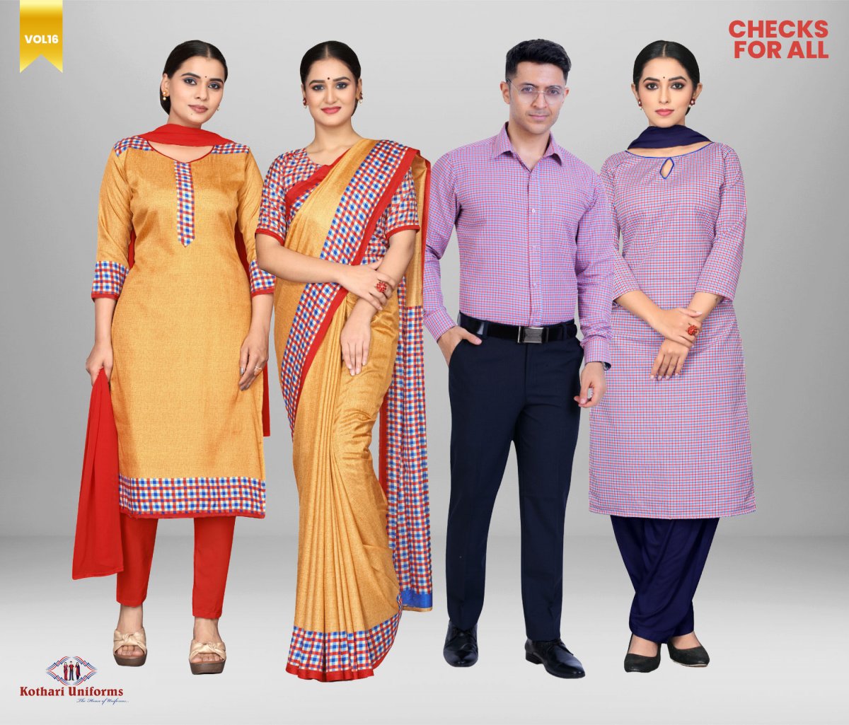 India’s largest Collection of UNIFORM FOR ALL COLLECTION SAREES ...