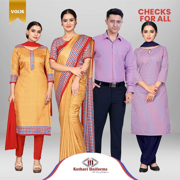 CFA4 - 1 Team One Uniform Combo | Kothari Uniforms | Checks For All