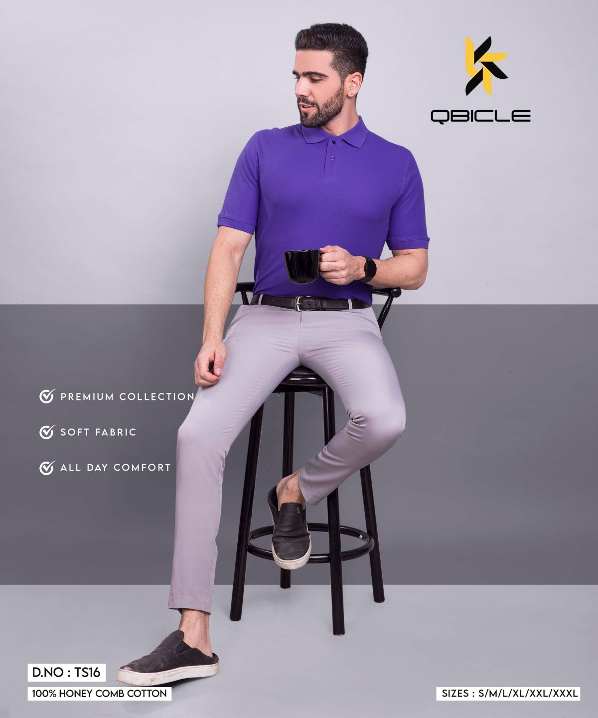 TS16 - Corporate Uniform Tshirts | Kothari Uniforms | Qbicle