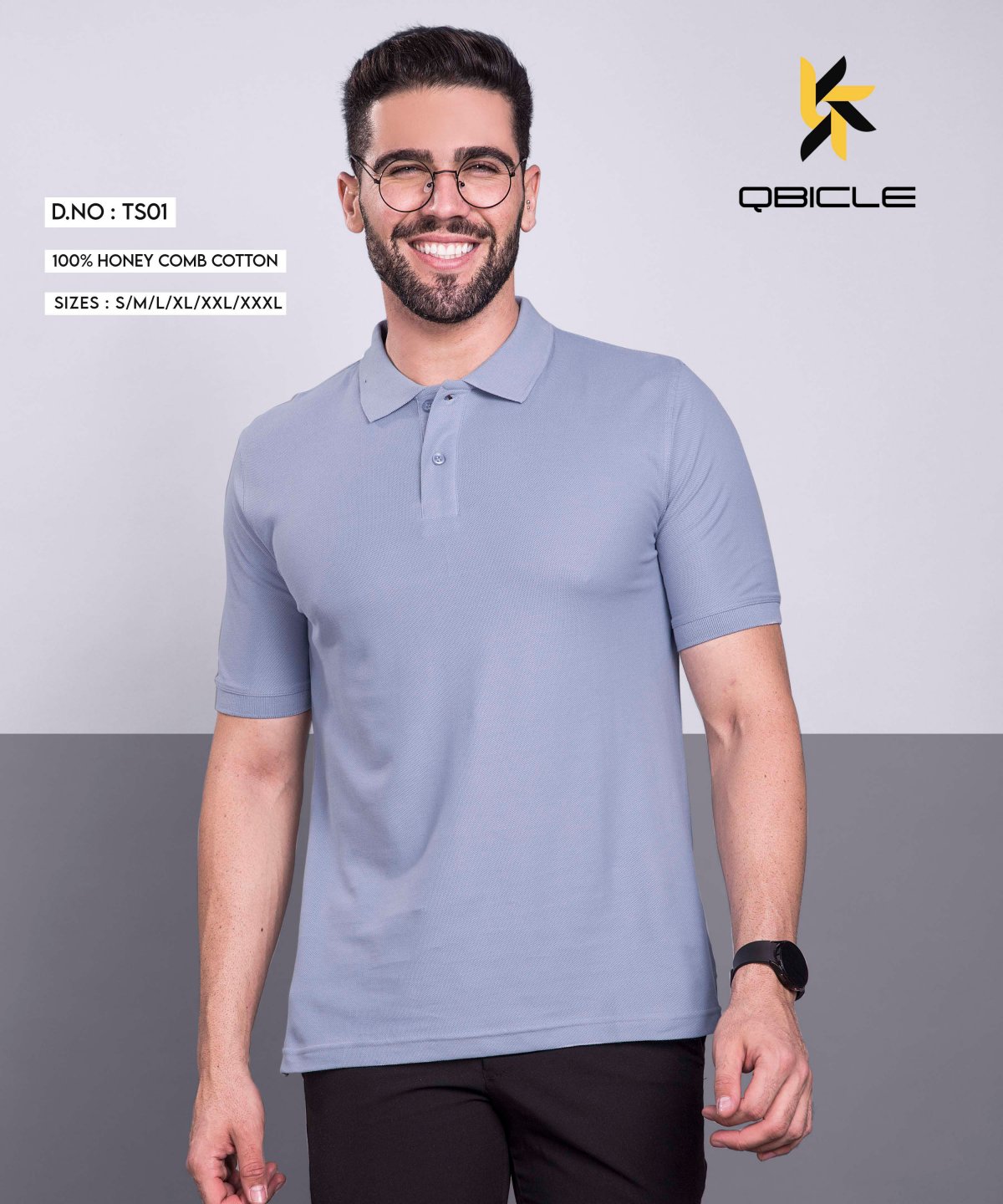 TS01 - Corporate Uniform Tshirts | Kothari Uniforms | Qbicle