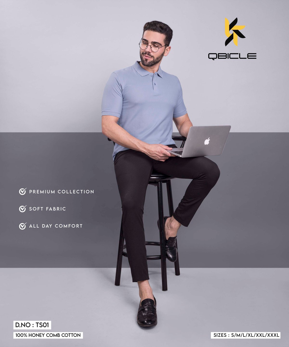 TS01 - Corporate Uniform Tshirts | Kothari Uniforms | Qbicle