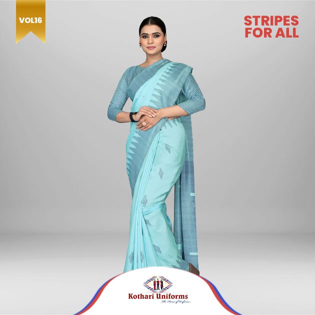 SFA5 - Uniform Sarees | Kothari Uniforms | Stripes For All
