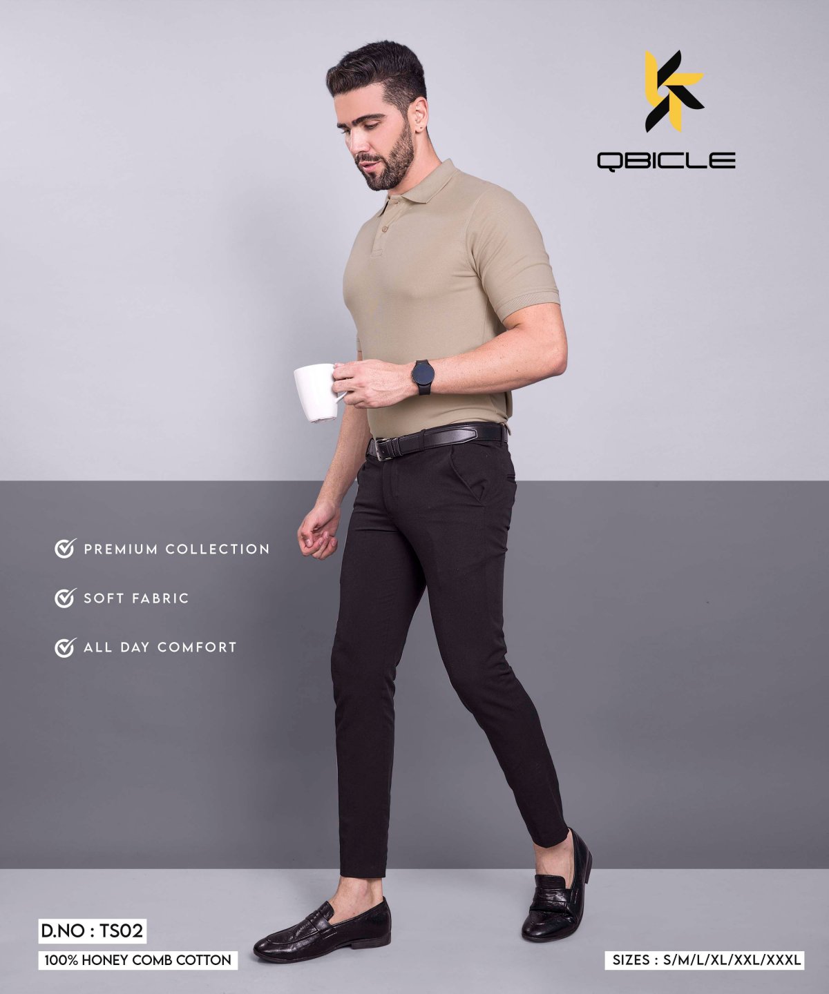 TS02 - Corporate Uniform Tshirts | Kothari Uniforms | Qbicle
