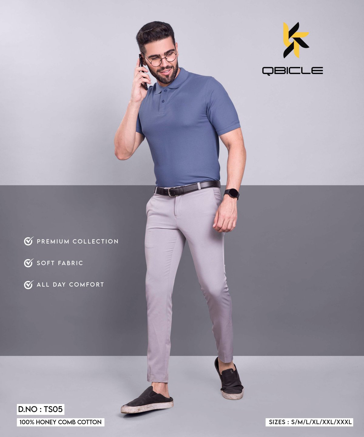 TS05 - Corporate Uniform Tshirts | Kothari Uniforms | Qbicle