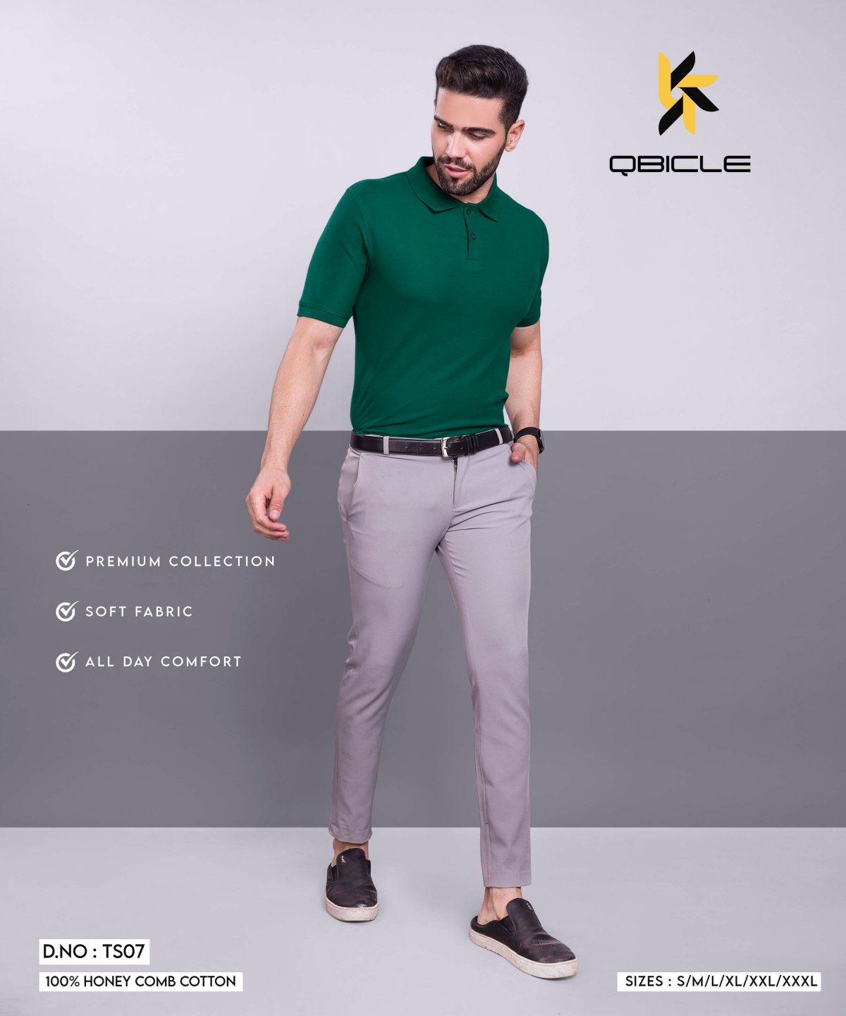 TS07 - Corporate Uniform Tshirts | Kothari Uniforms | Qbicle