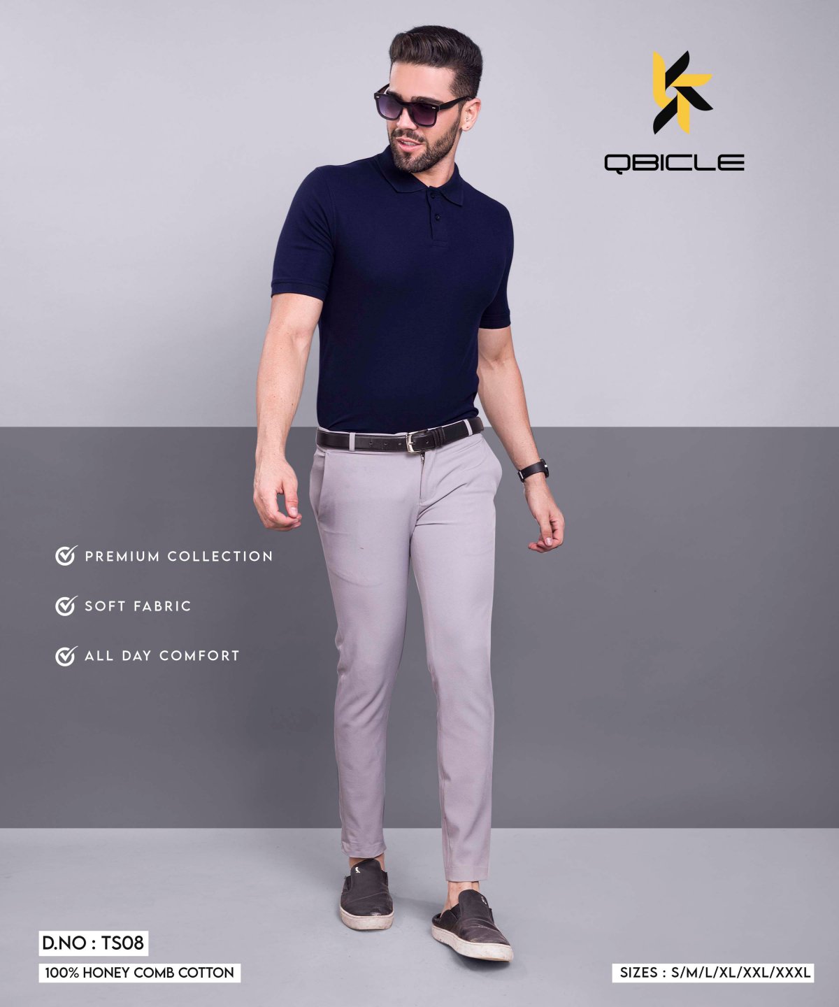 TS08 - Corporate Uniform Tshirts | Kothari Uniforms | Qbicle