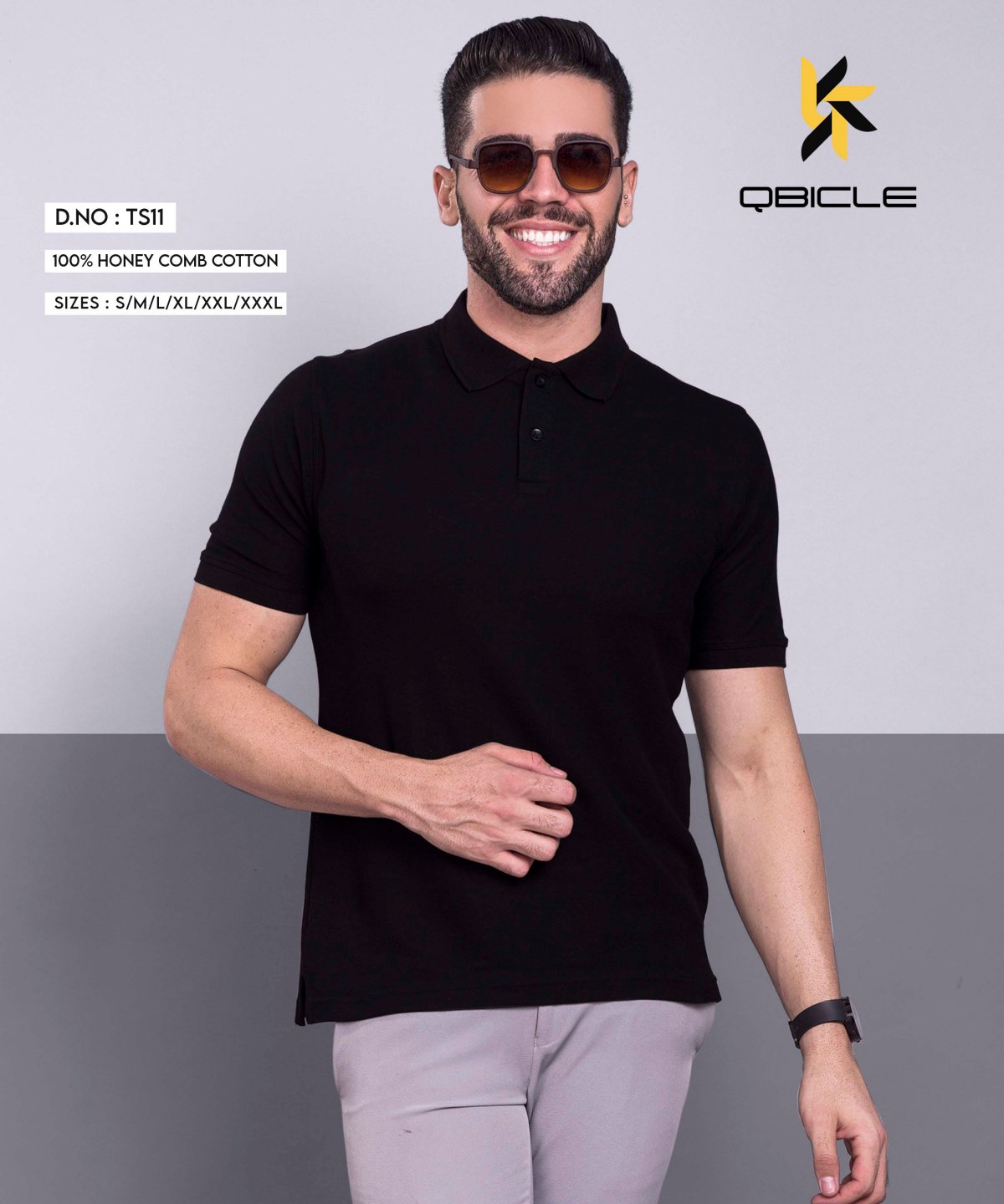 TS11 - Corporate Uniform Tshirts | Kothari Uniforms | Qbicle