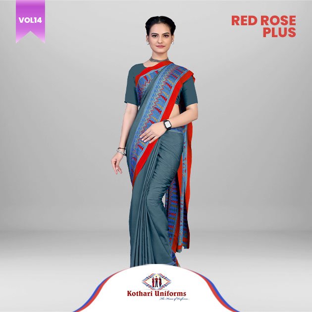 RPS2D - Uniform Sarees | Kothari Uniforms | Red Rose Plus