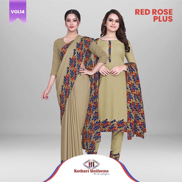 RPS5A - Saree Salwar Uniform Combo | Kothari Uniforms | Red Rose Plus