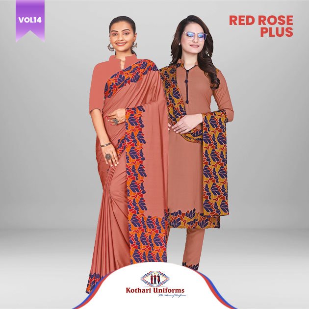 RPS5D - Saree Salwar Uniform Combo | Kothari Uniforms | Red Rose Plus