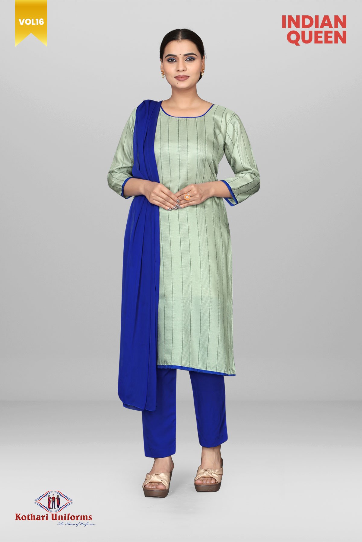 IQ13C - Uniform Sarees | Kothari Uniforms | Indian Queen