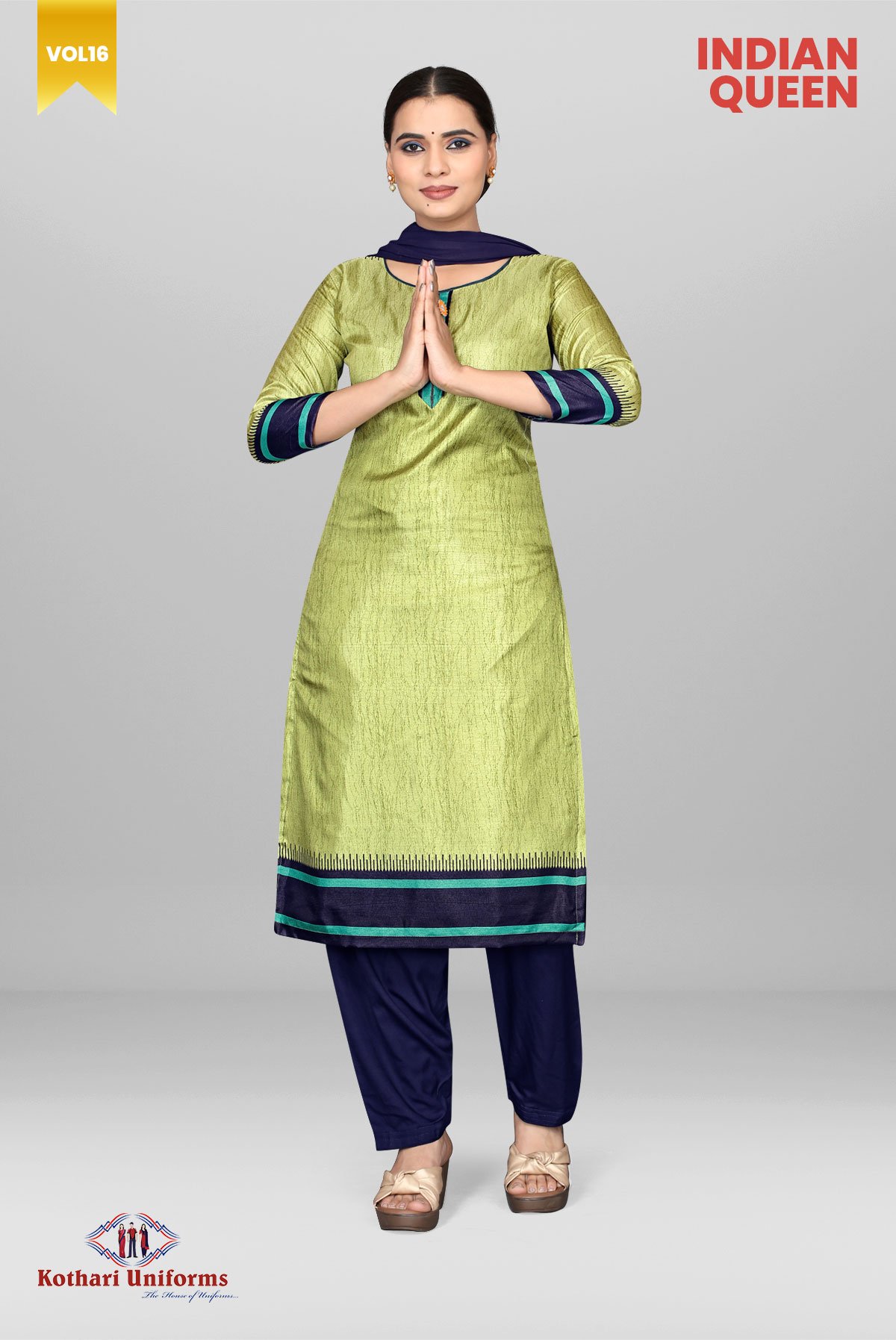 CIQ15D - Uniform Salwars | Kothari Uniforms | Indian Queen