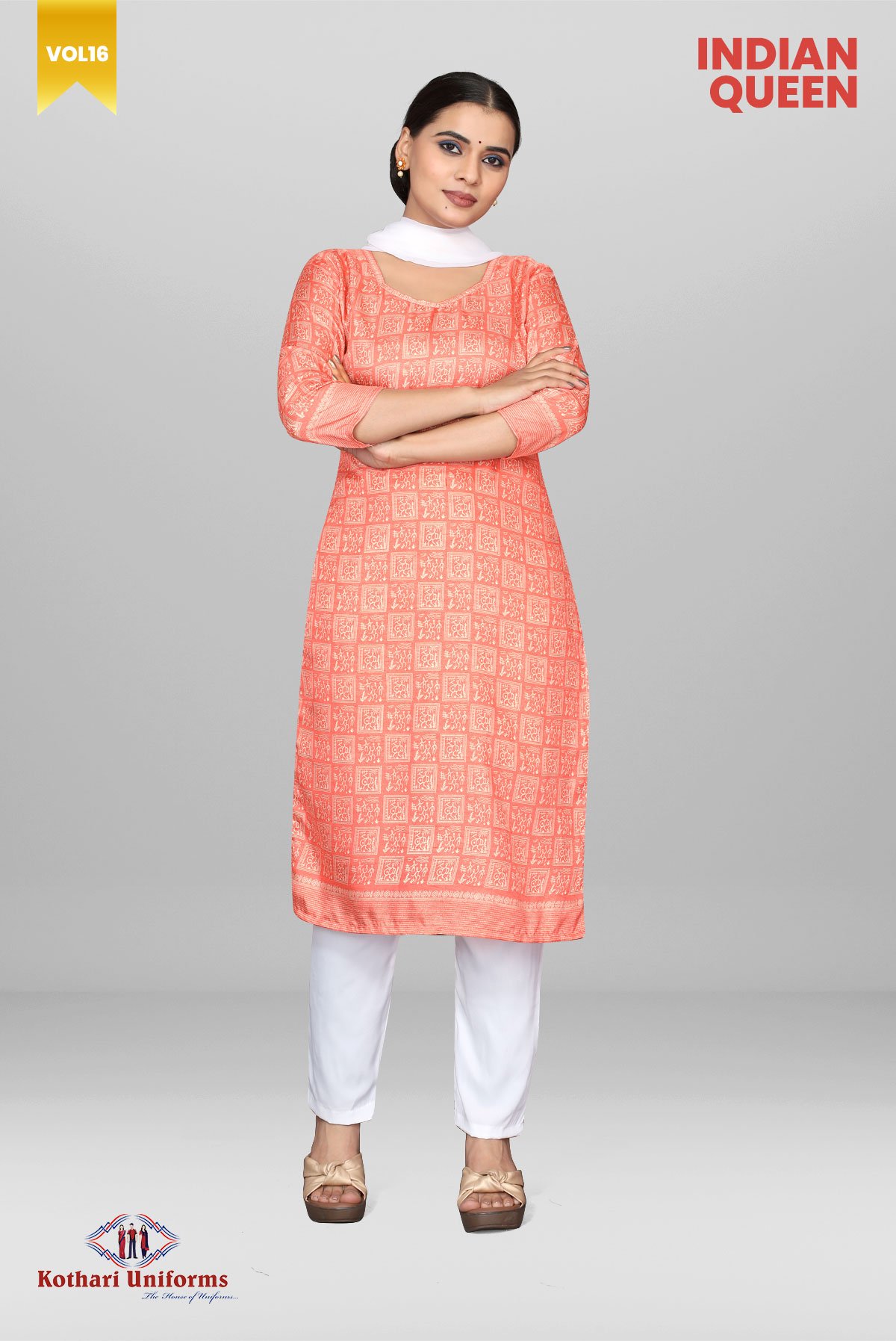 CIQ17C - Uniform Salwars | Kothari Uniforms | Indian Queen