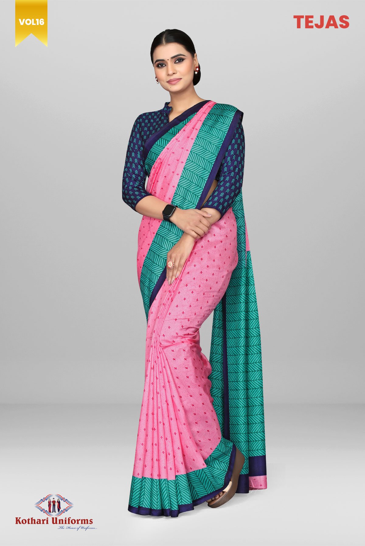 TS2C - Saree Salwar Uniform Combo | Kothari Uniforms | Tejas Collection