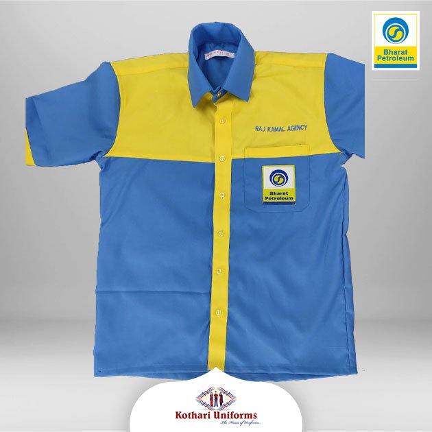 BPCL Branded Shirt | BPCL Uniforms | Bharat Petroleum Corporation Uniforms