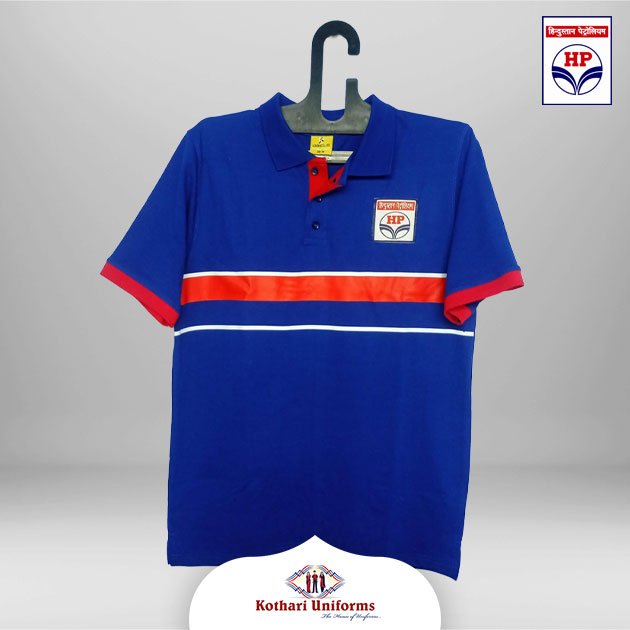 HPCL Navy Blue Branded T-Shirt | HPCL Uniforms | Hindustan Petroleum ...