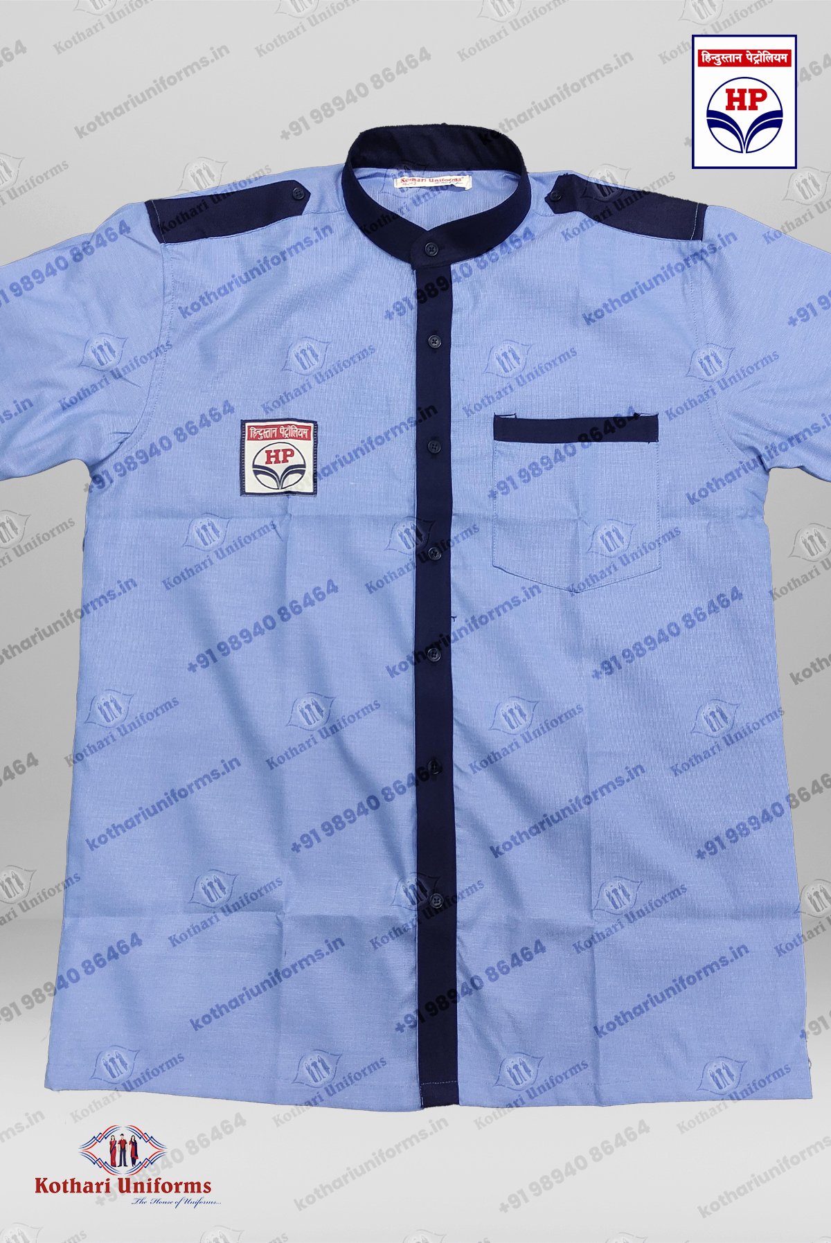 HPCL Branded Shirt | HPCL Uniforms | Hindustan Petroleum Corporation ...