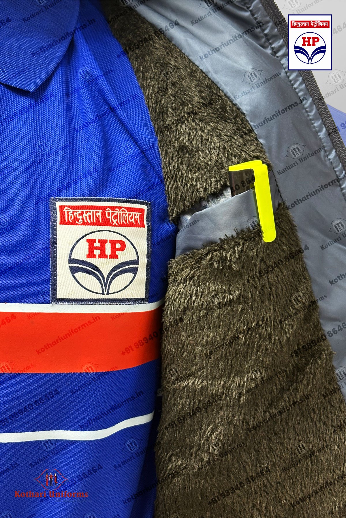 HPCL Winter Jacket | HPCL Uniforms | Hindustan Petroleum Corporation ...