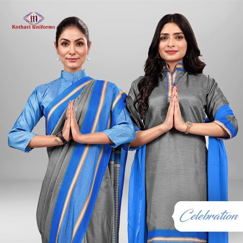 CL11D - Uniform Saree | Kothari Uniforms | Uniforms For Teachers