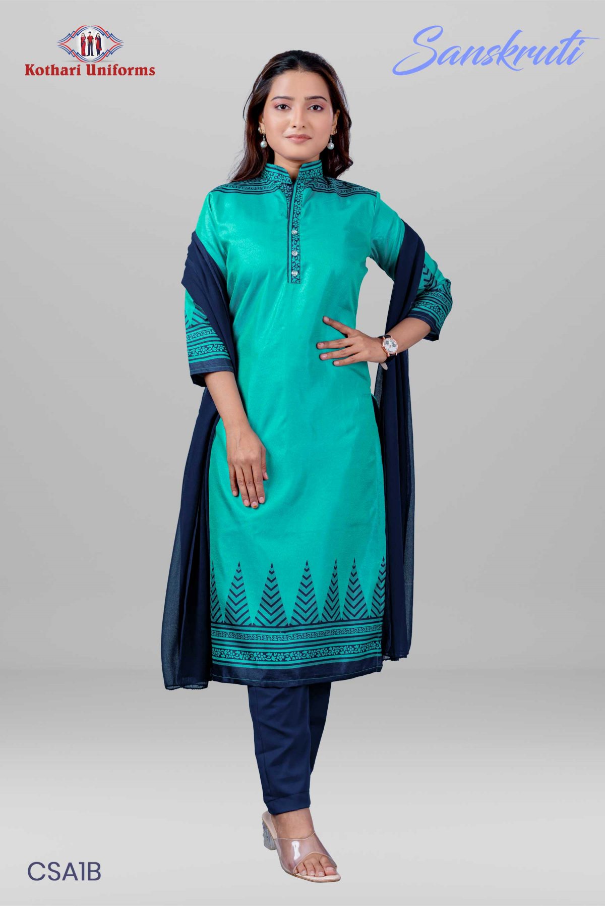 CSA1B - Uniform Salwar Suit | Kothari Uniforms | Uniforms For Teachers