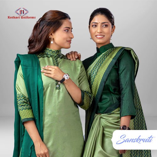 SA3A- Uniform Saree | Kothari Uniforms | Uniforms For Teachers