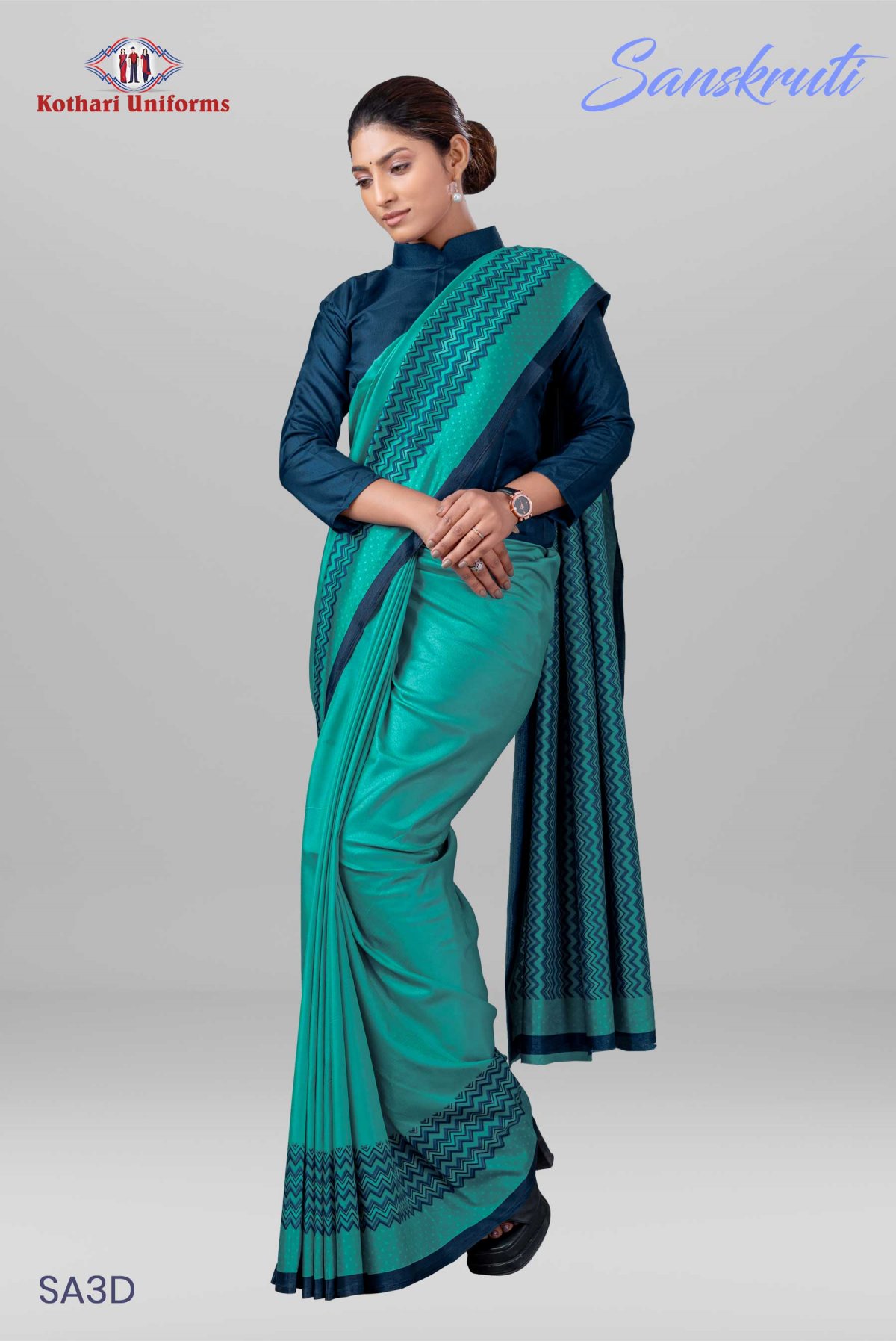 SA3D - Uniform Saree | Kothari Uniforms | Uniforms For Teachers
