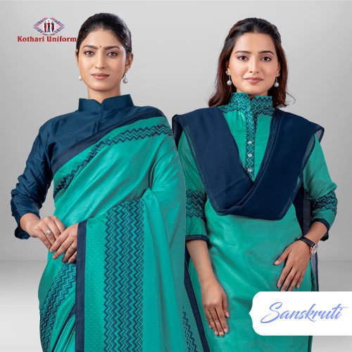 SA3D - Uniform Saree | Kothari Uniforms | Uniforms For Teachers