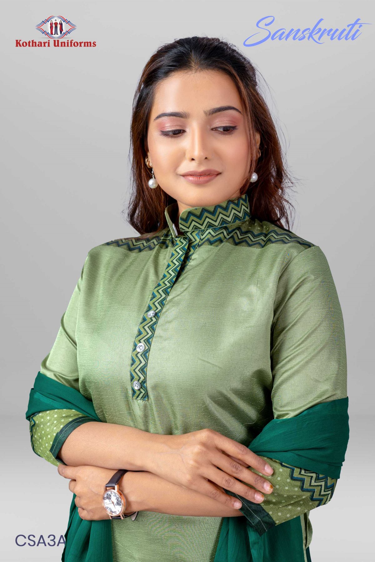 CSA3A - Uniform Salwar Suit | Kothari Uniforms | Uniforms For Teachers