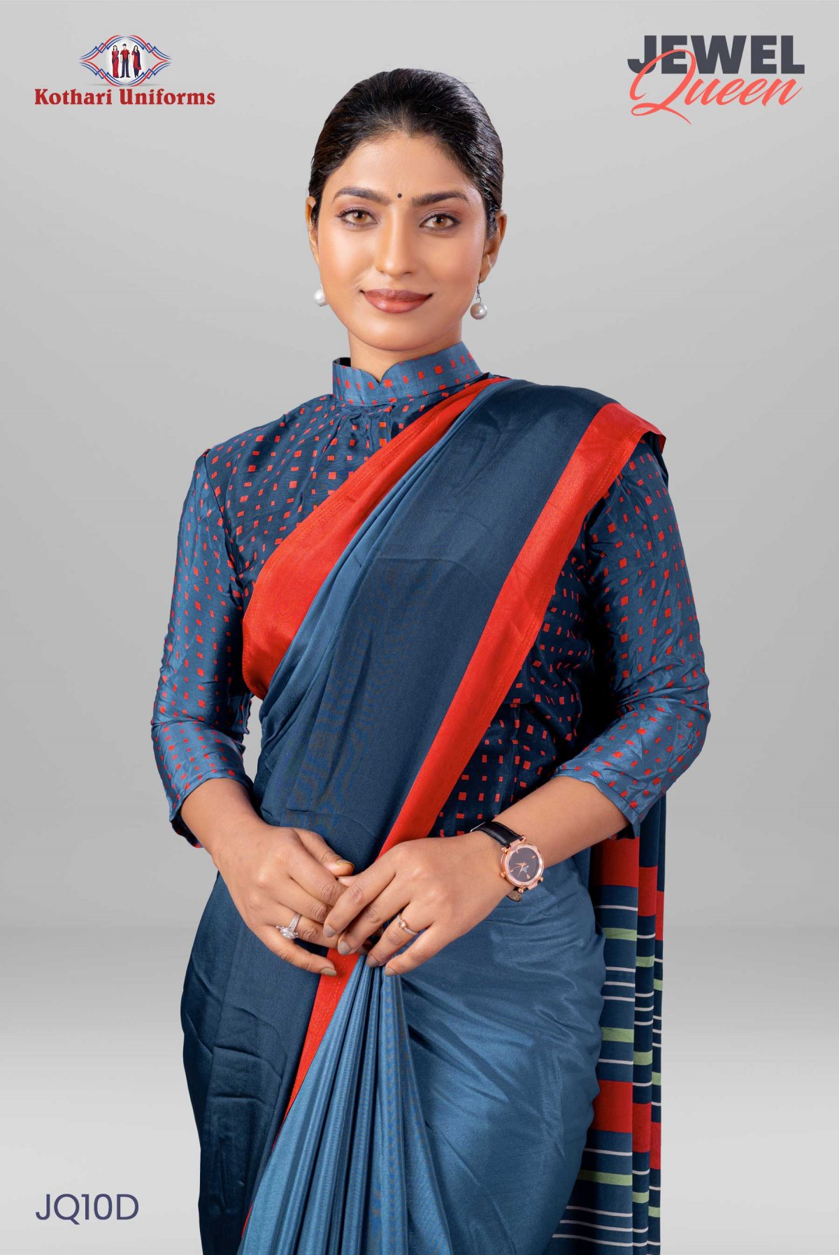 JQ10D - Uniform Sarees | Kothari Uniforms | Jewel Queen