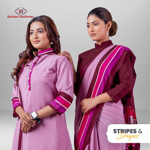 STD7 - Uniform Sarees | Kothari Uniforms | Sarees for Teachers