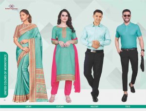 Mint-United color of Workforce uniform sarees, salwar's, formal ...